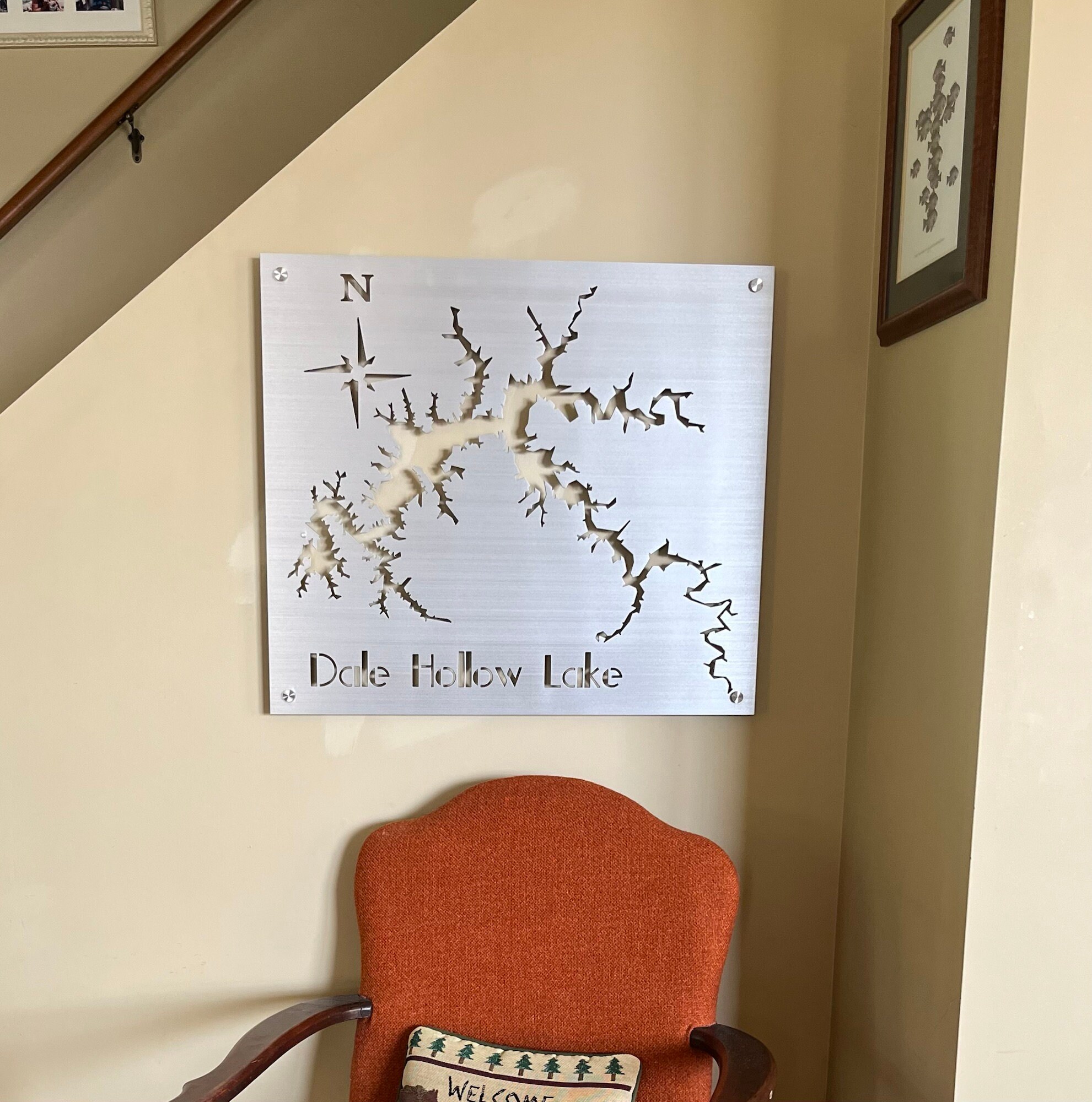 Tims Ford Lake Custom Map - Etsy