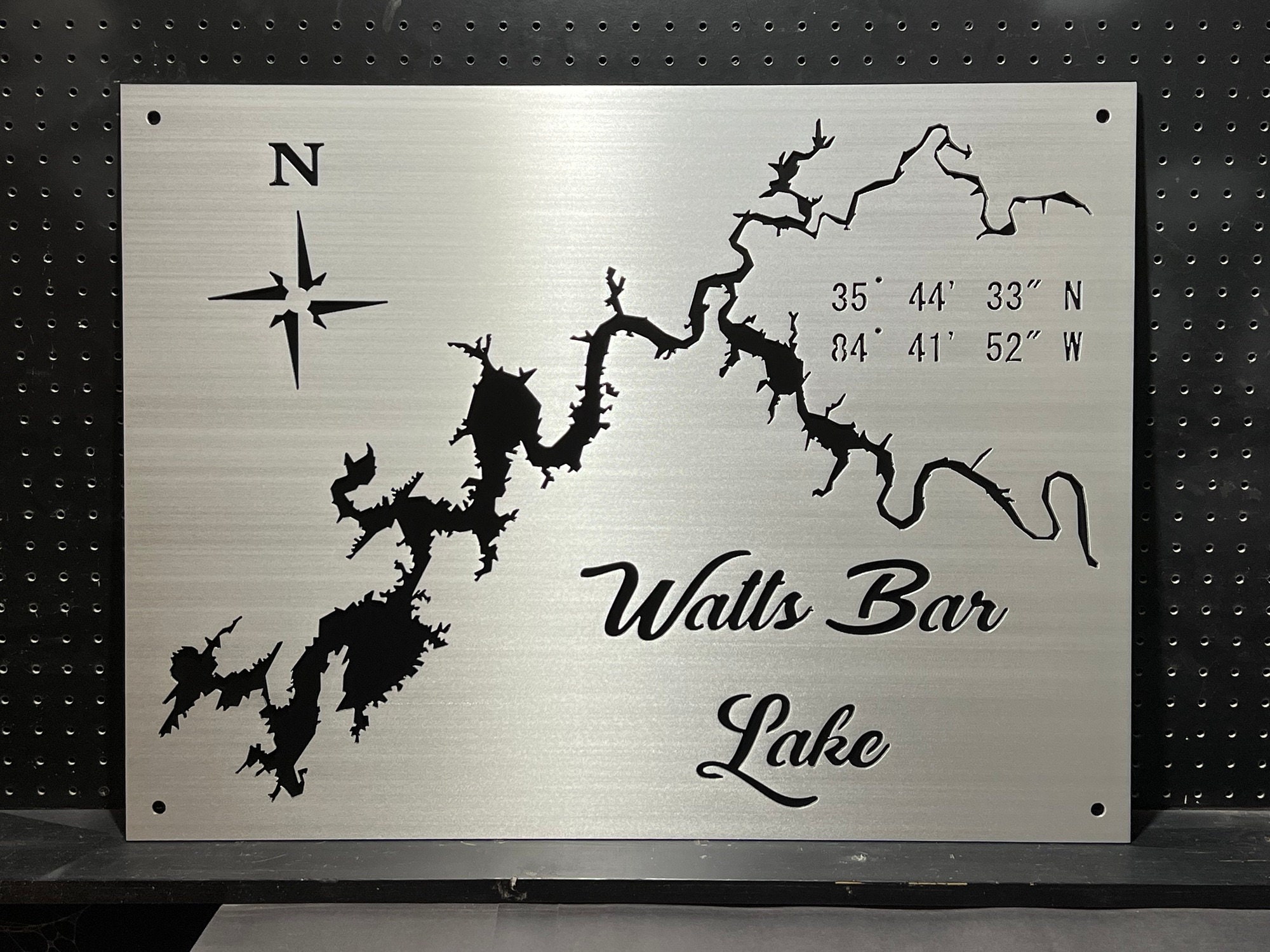 Watts Bar Lake Custom Map - Etsy