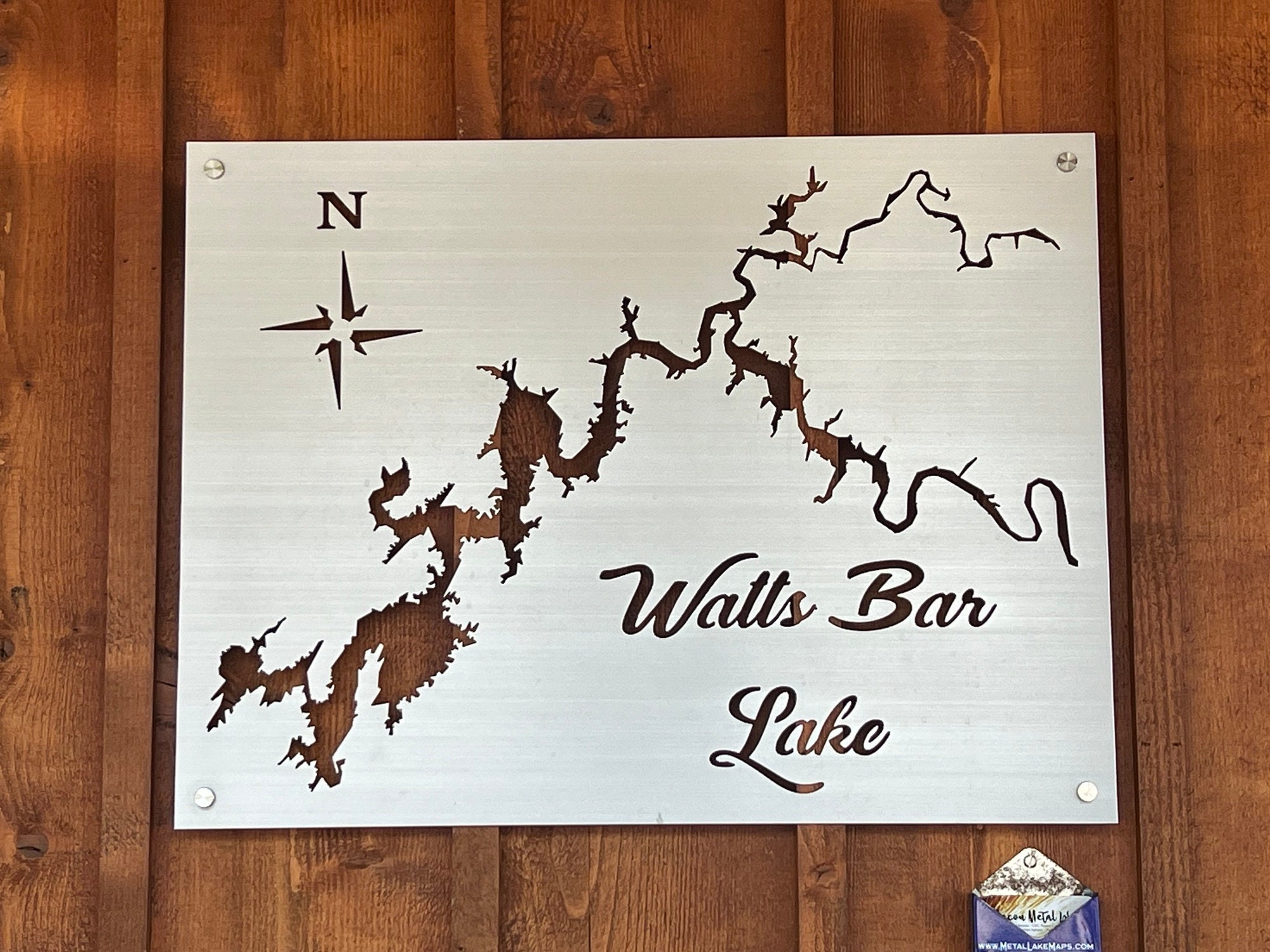 Watts Bar Lake Custom Map - Etsy