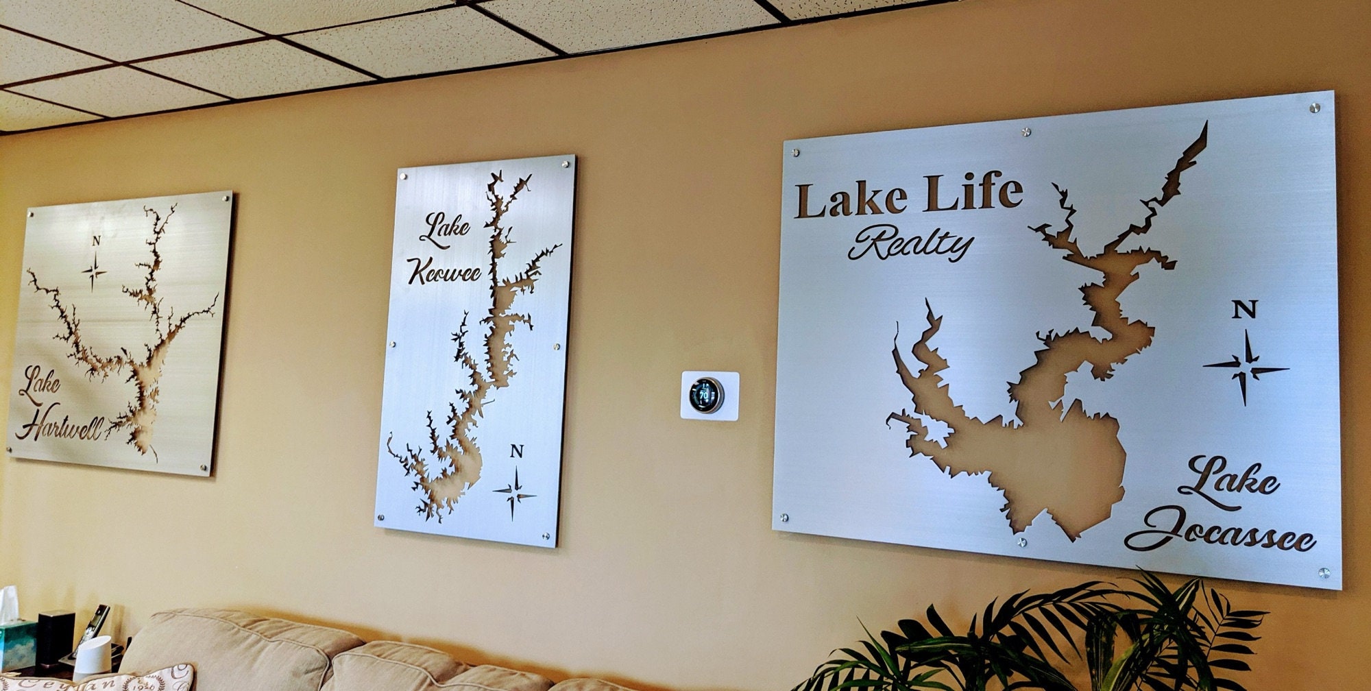 Lake of the Ozarks Custom Map - Etsy
