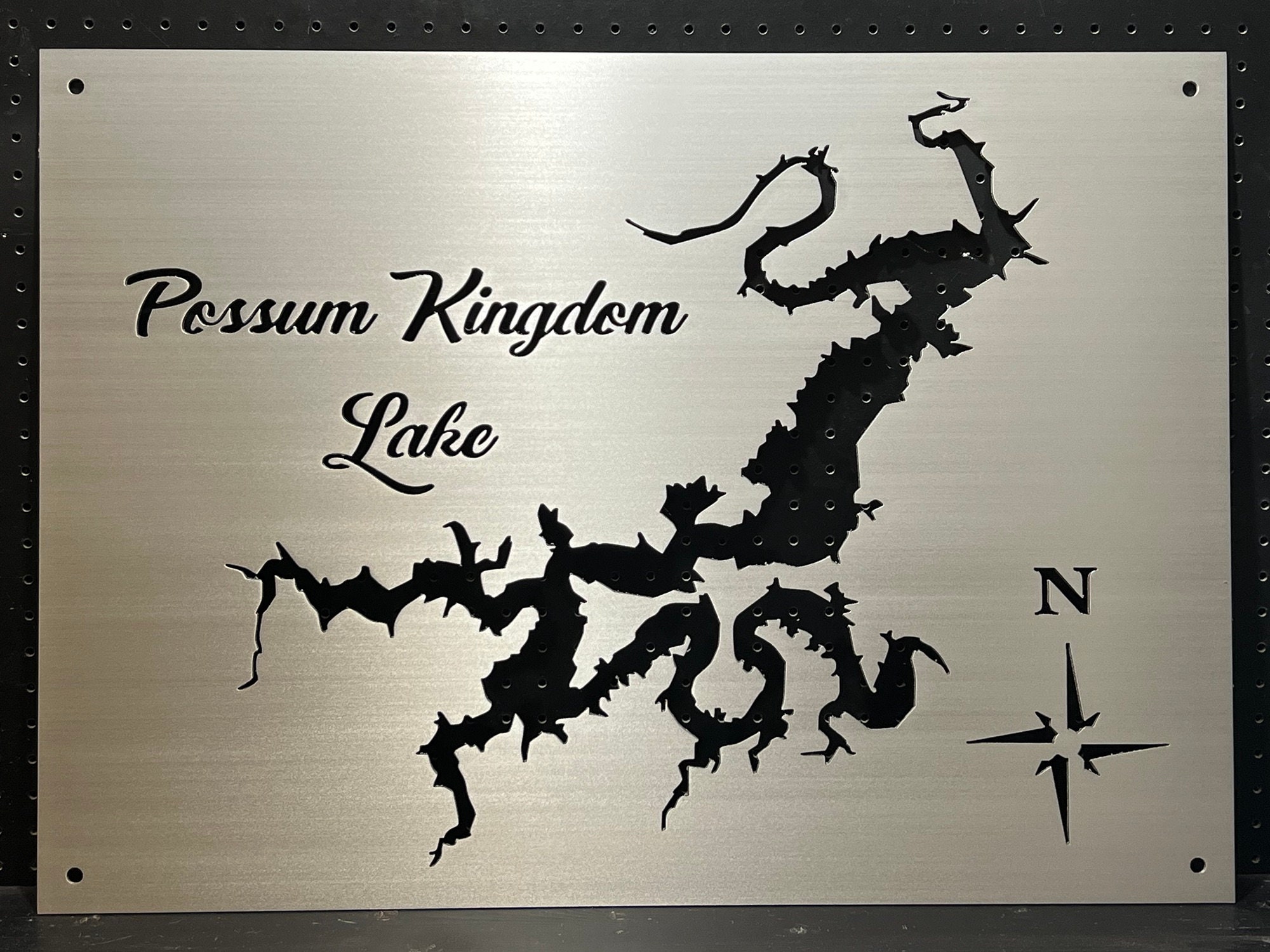 Possum Kingdom Lake Custom Map - Etsy