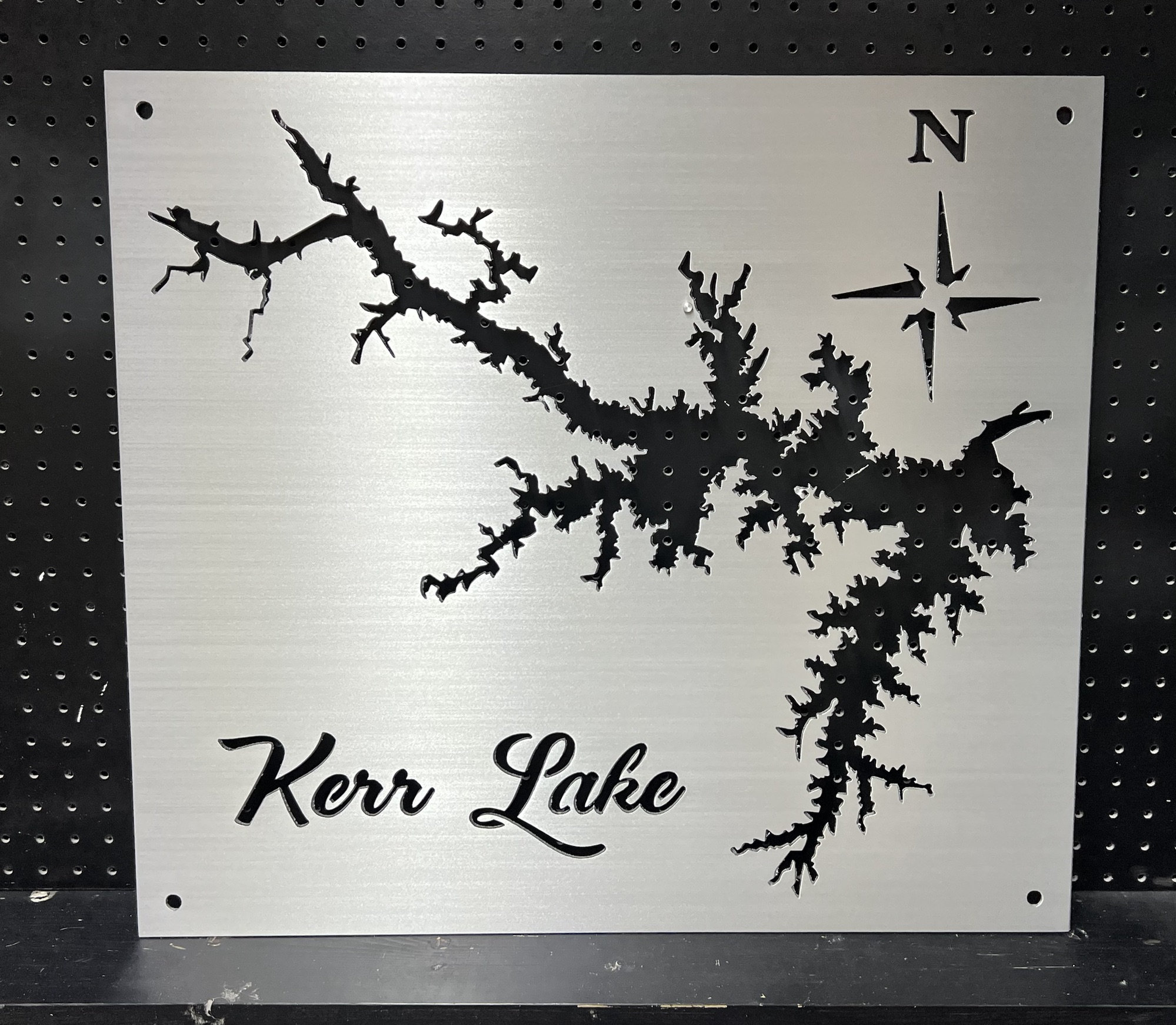 Kerr Lake Custom Map - Etsy