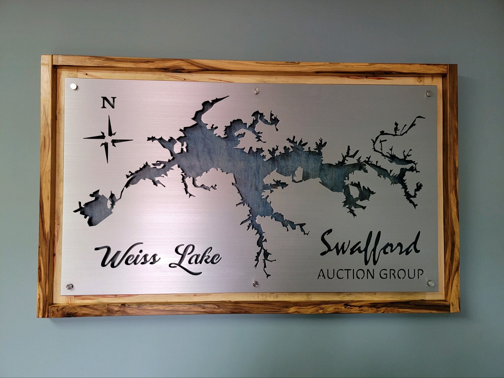 Weiss Lake Custom Map - Etsy