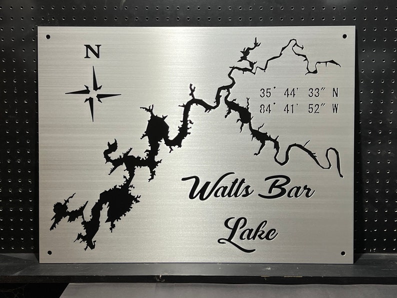 Nick A Jack Lake Custom Map - Etsy