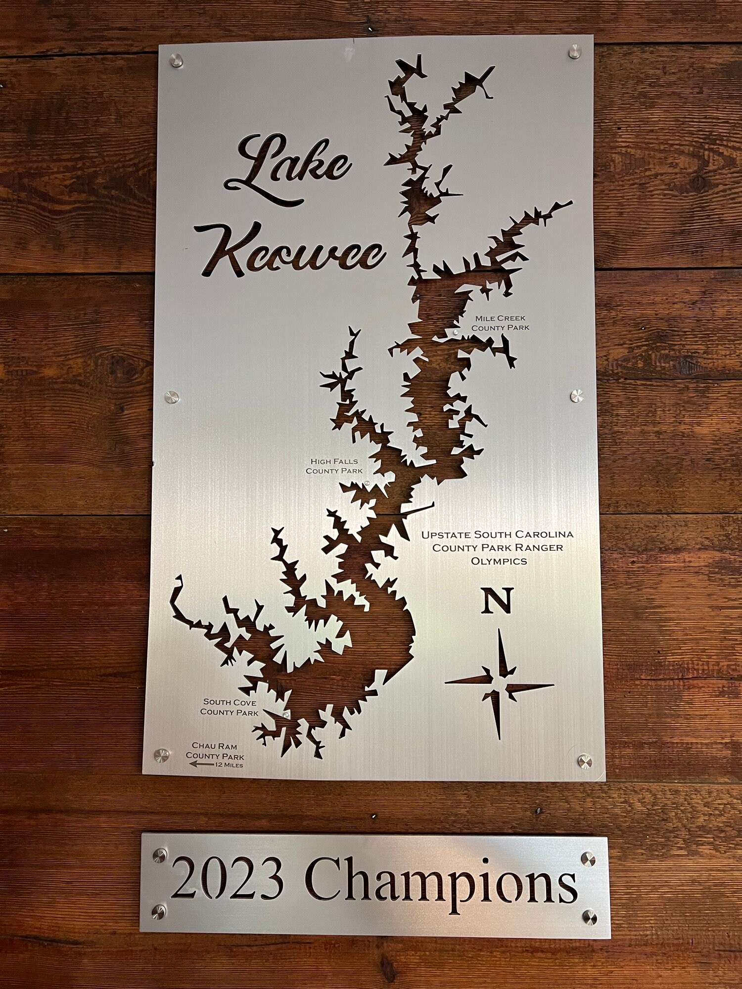 Lake Keowee Custom Map - Etsy