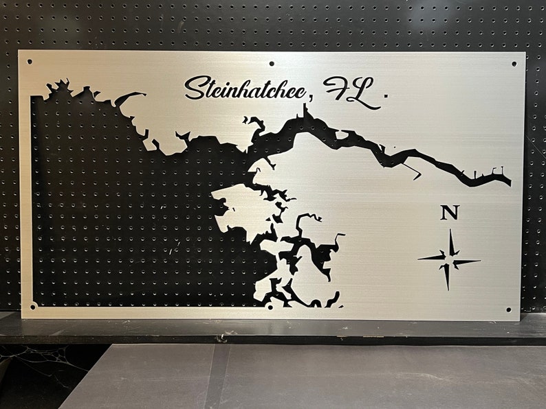 Harris Chain of Lakes Custom Map - Etsy