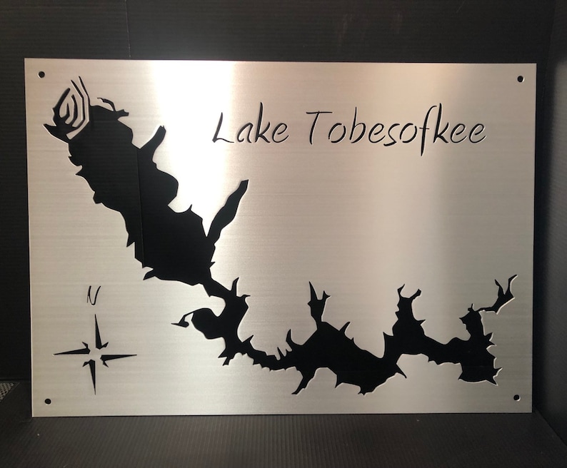 Custom Lake Map / Outline - Pick Your Lake! - Etsy