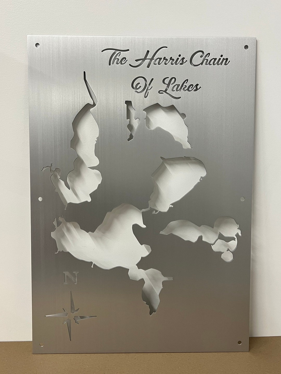 Harris Chain of Lakes Custom Map - Etsy