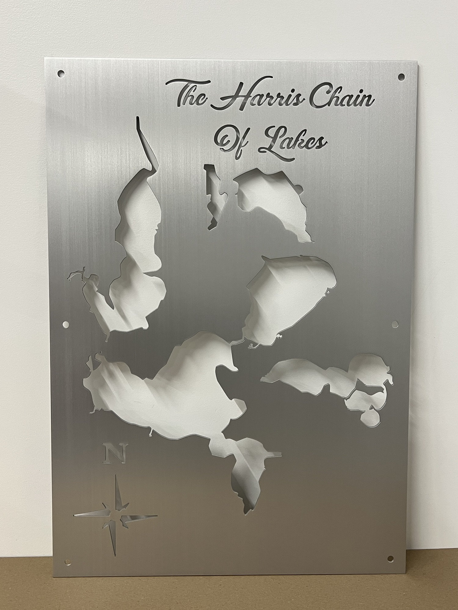 Harris Chain of Lakes Custom Map - Etsy