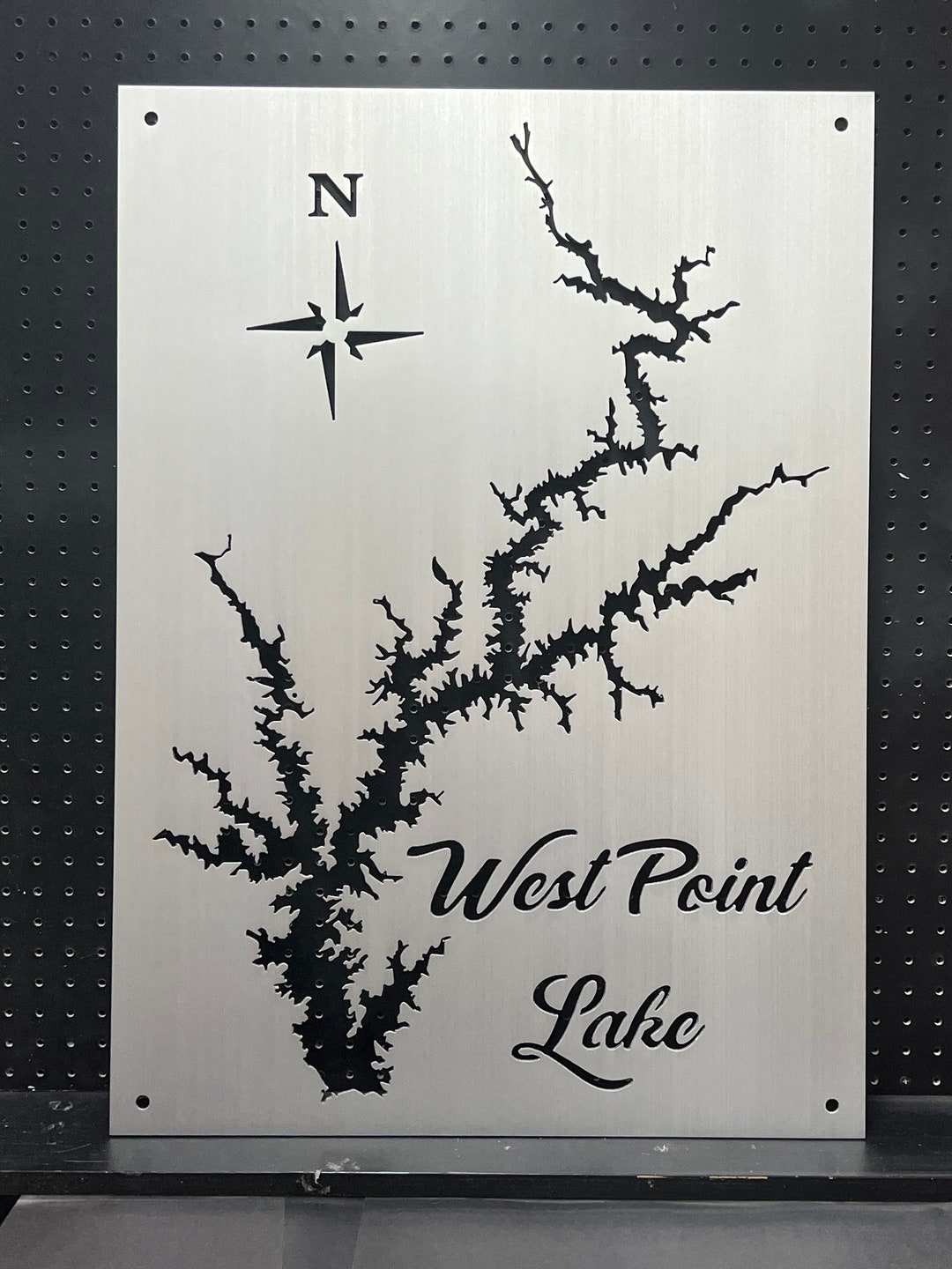 West Point Lake Custom Map - Etsy