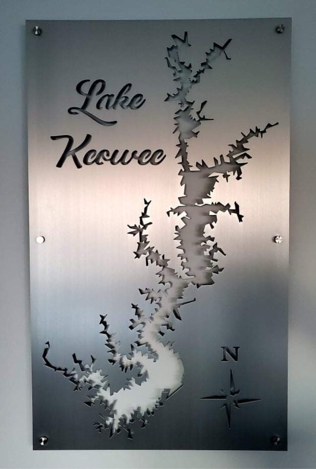 Lake Keowee Custom Map - Etsy