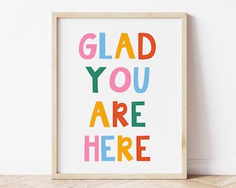 Glad You Are Here - Etsy