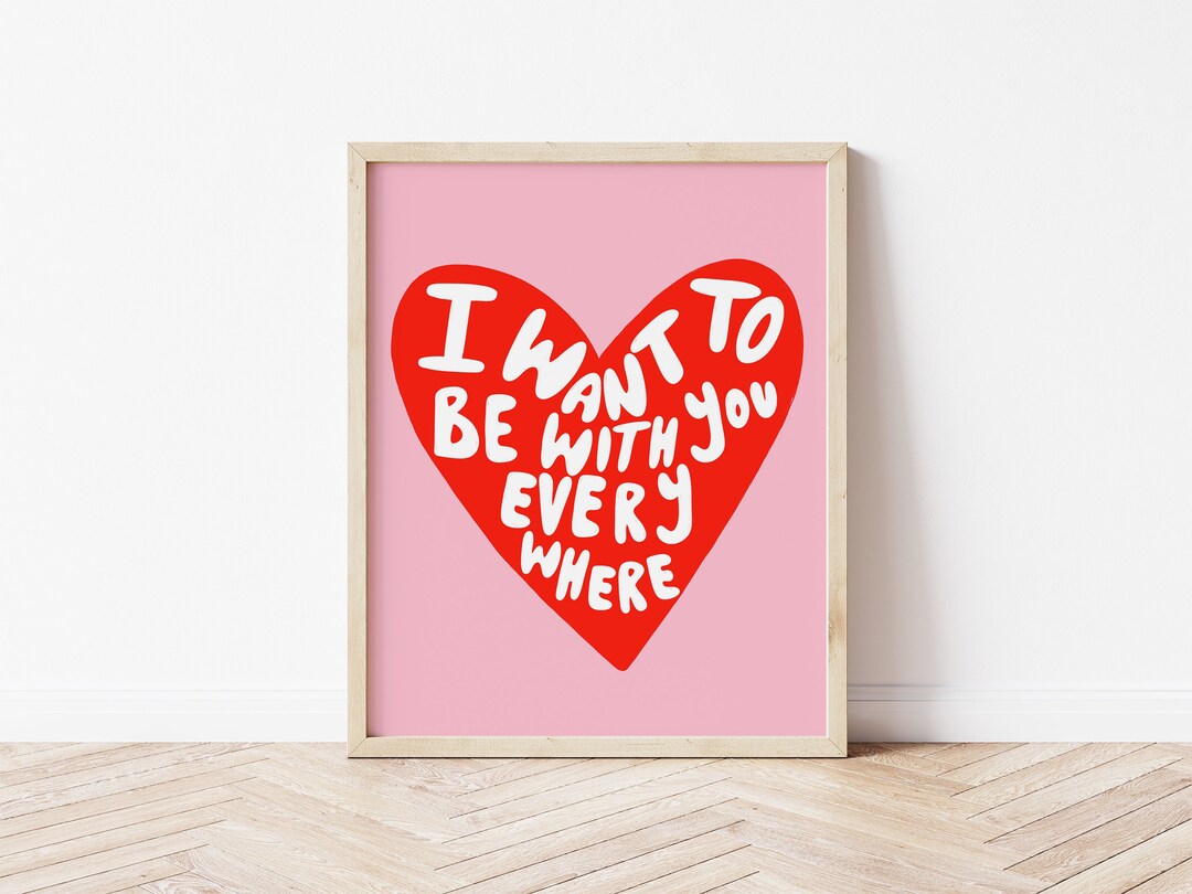 Everywhere Fleetwood Mac Print, I Want to Be With You Everywhere Quote ...