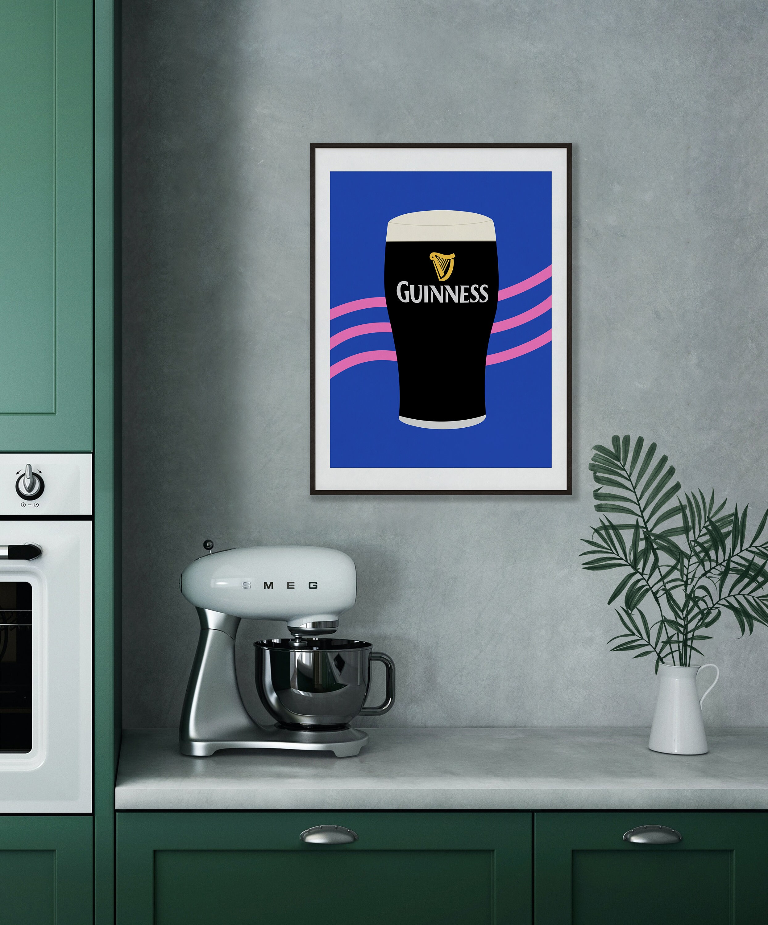 Guinness Illustration Print Pint of Guinness Modern Guinness - Etsy Canada