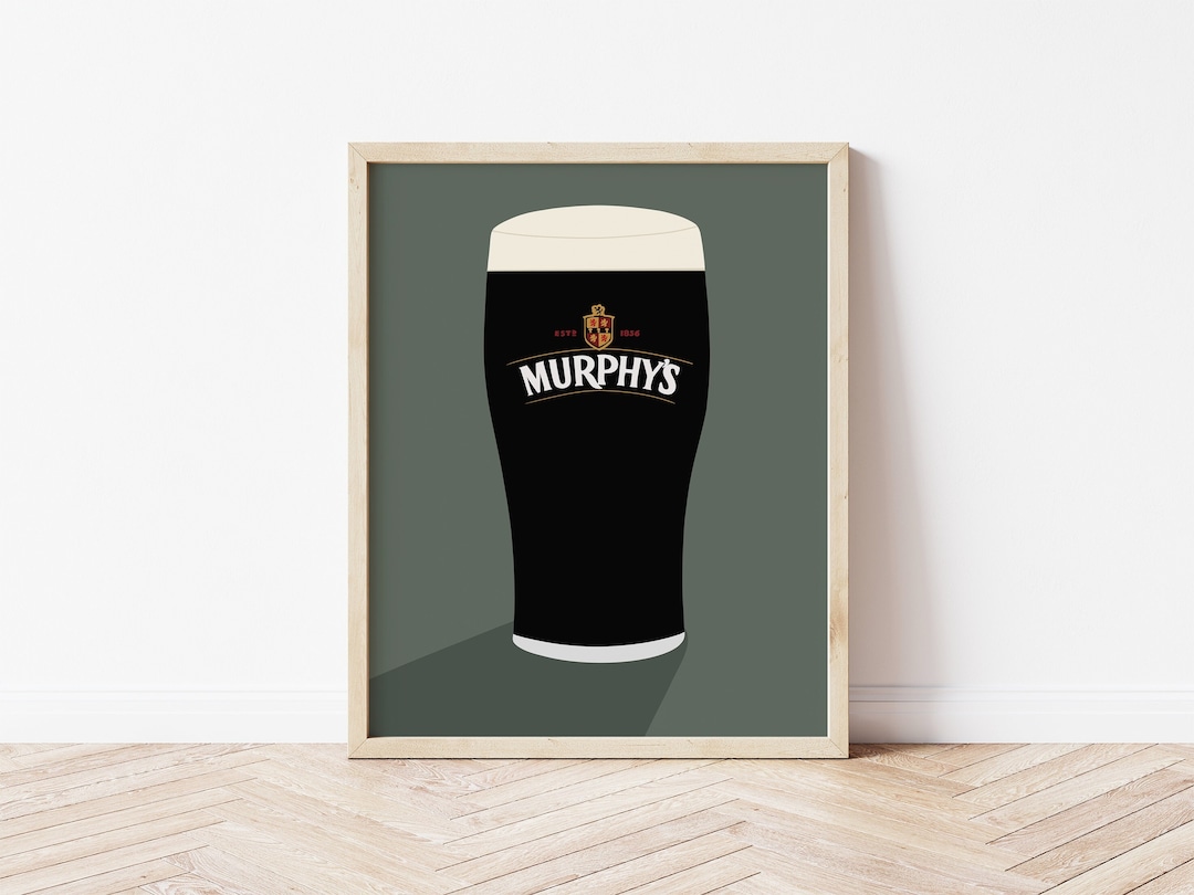Irish Pint Illustration Print, Cork Stout, Irish Alcohol, Irish Pub ...