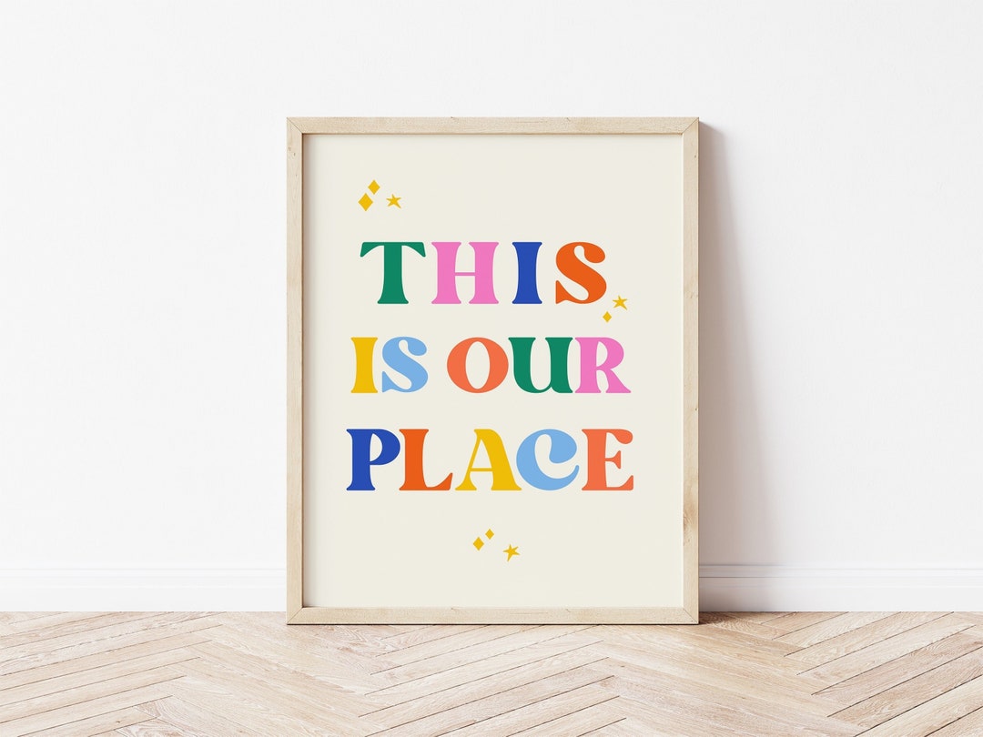 This is Our Place Printable Quote, Our Place Quote Print, Family Home ...