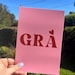 Grá Art Print, Irish Saying Wall Print, Pink and Red, Love Quote ...