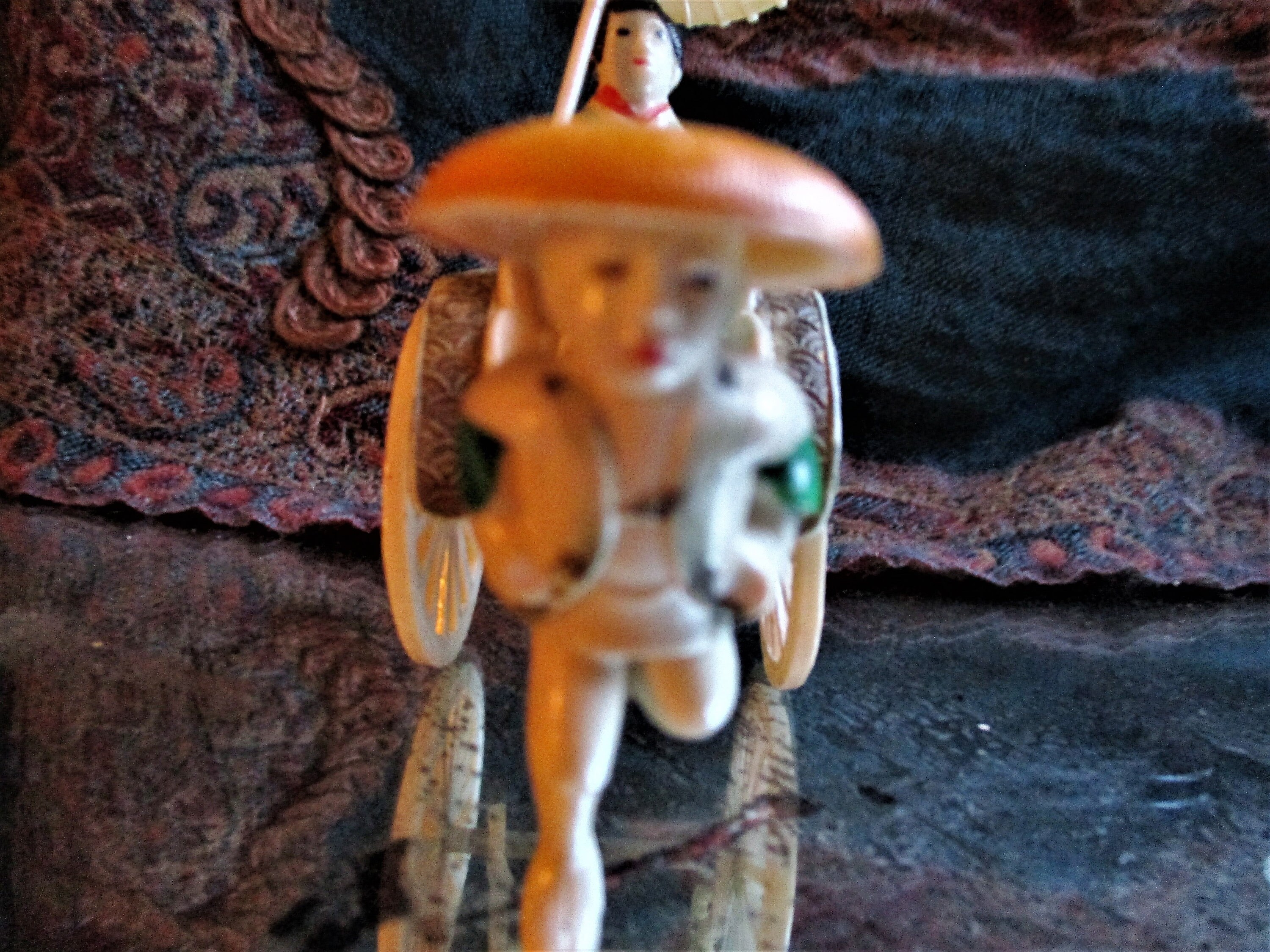 1920's Hand Painted Celluloid Toy Asian Woman and - Etsy