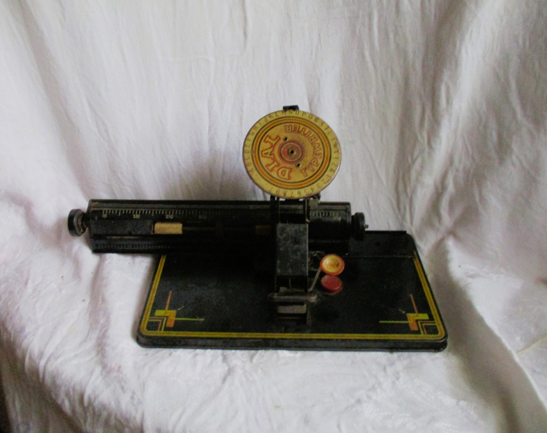 Antique Typewriter, Edwardian, Strange Design, Very Rare, Steampunk ...