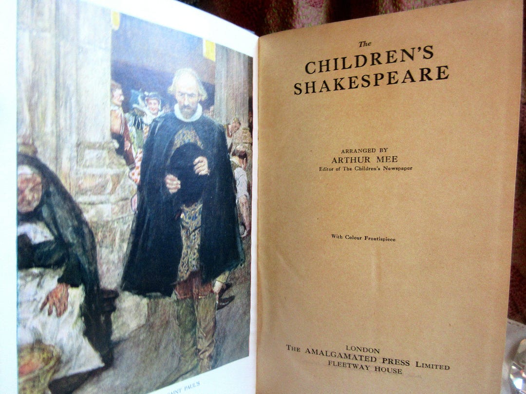 The Children's Shakespeare, gebundene Ausgabe, Jahrgang 1910, Sammlung ...