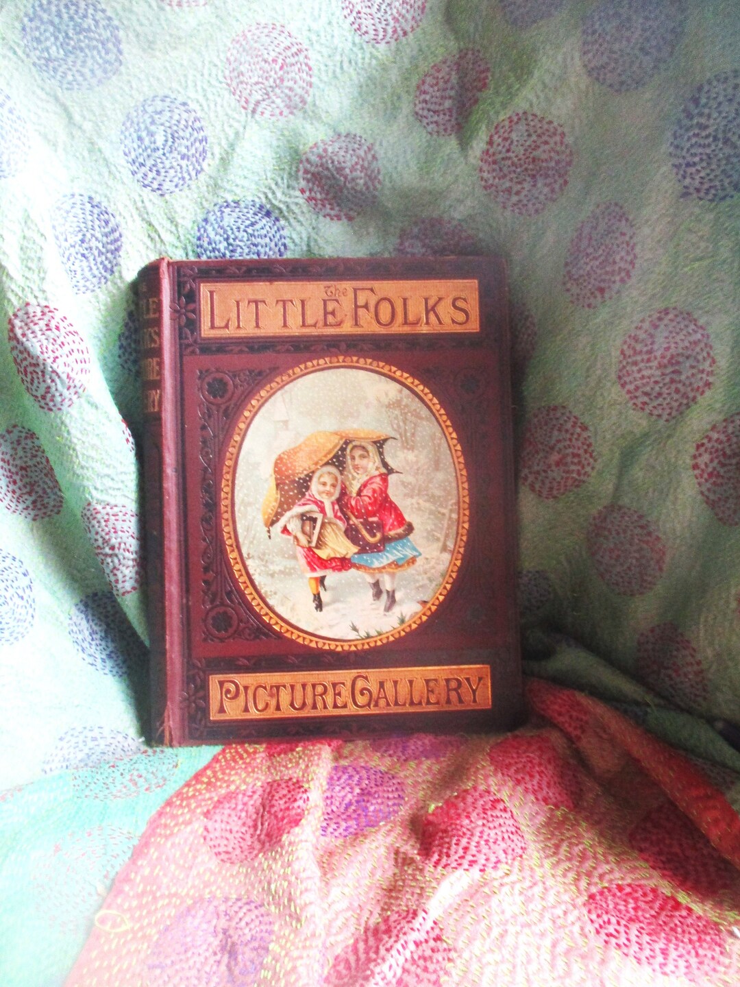 Antique Childrens Book, the Treasury of Little Folks Picture Gallery ...