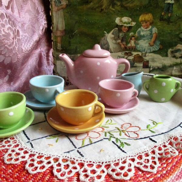 Doll's Tea Set - Etsy