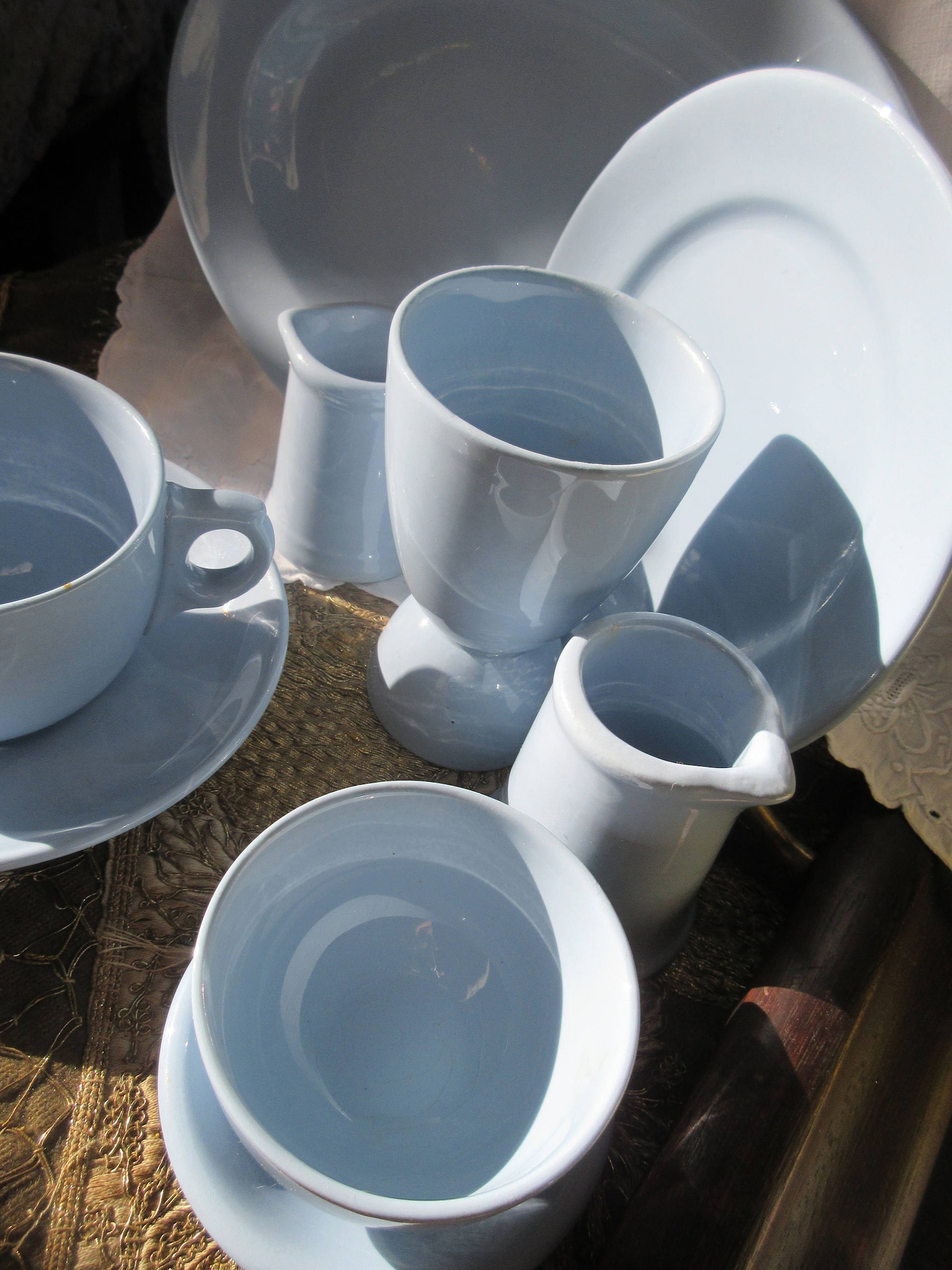 Art Pottery Breakfast Set, Pale Blue, Grindley 1930s, English Pottery ...