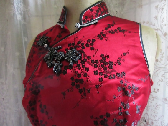 1970's silk Cheongsam dress, hand made in Hong Kong, … - Gem