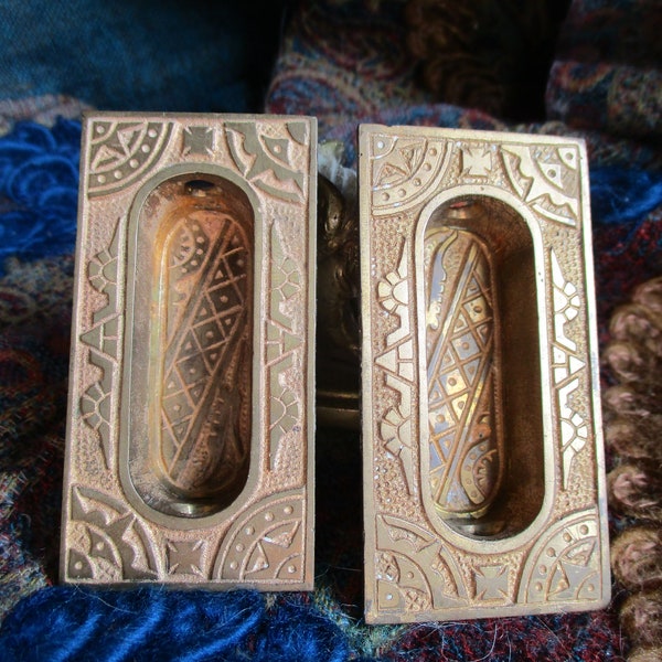 Antique Pocket Door Handle - Etsy