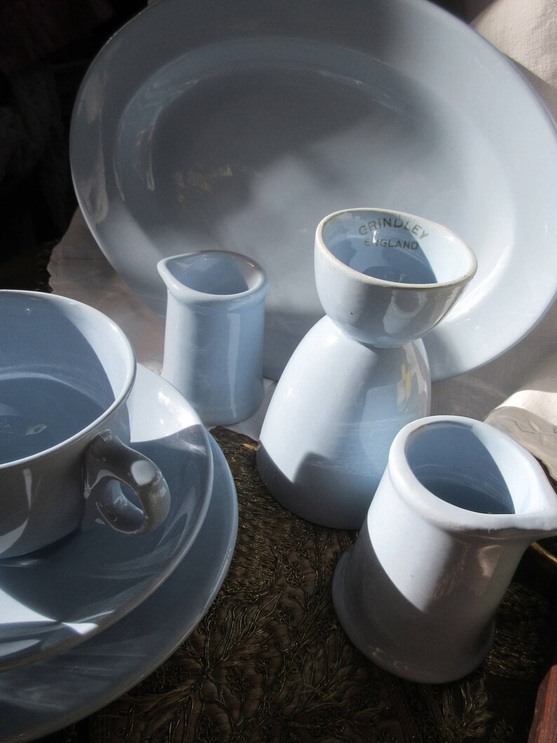 Art Pottery Breakfast Set, Pale Blue, Grindley 1930s, English Pottery ...