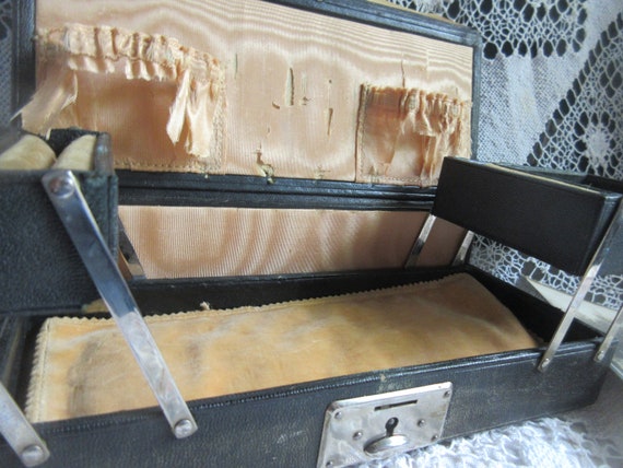 Victorian travel case, jewelry box, accordion style f… - Gem