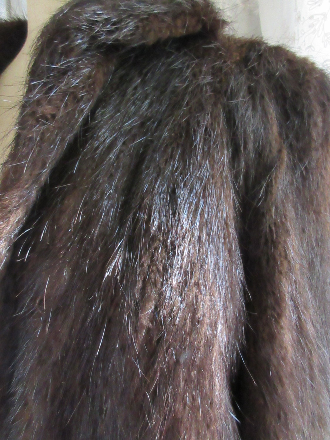 Dark Brown Mink Coat 80's Vintage Excellent Condition | Etsy