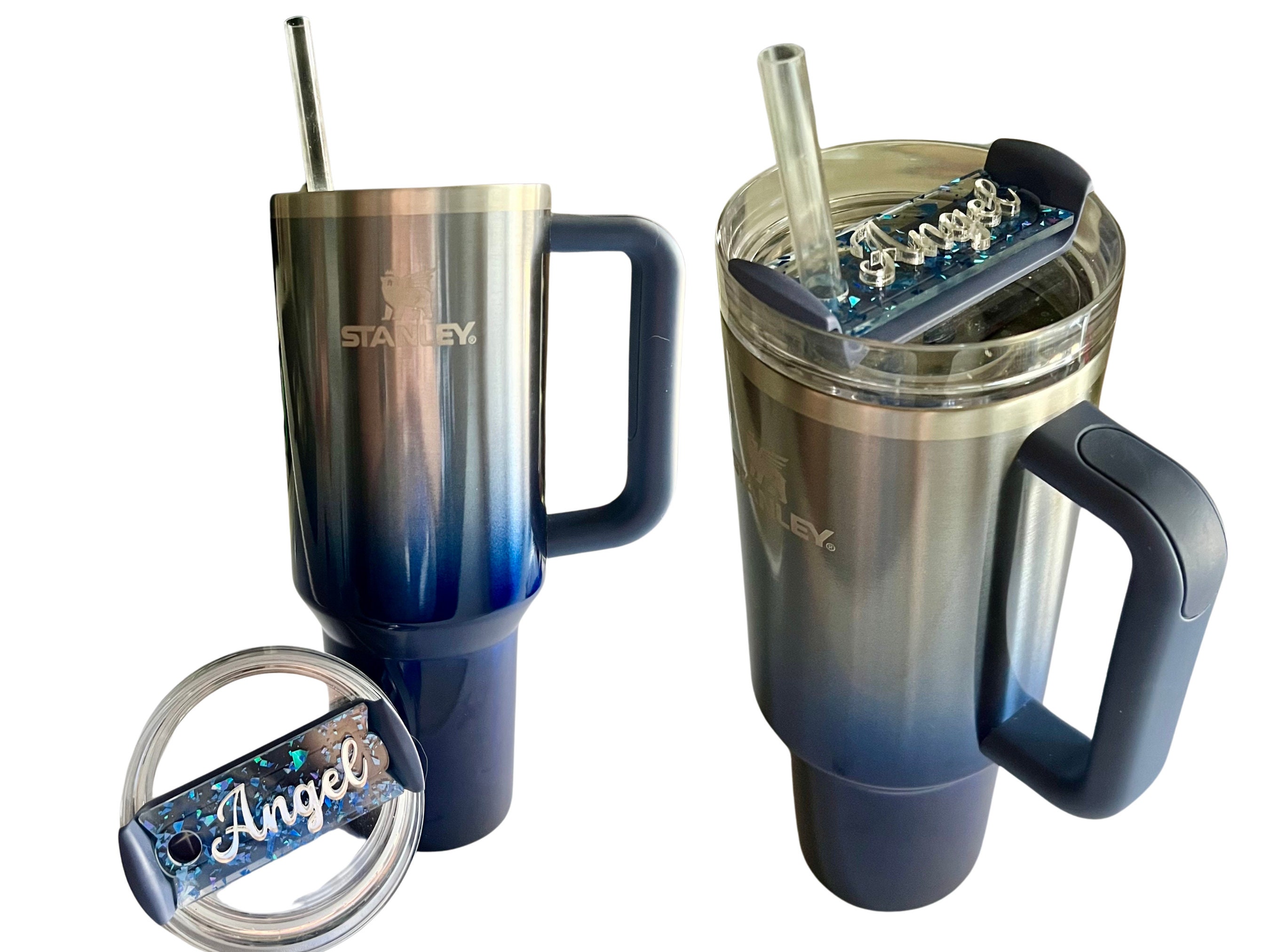 Arctic Twist Blue Stanley Name Plates Lid Toppers Cup Accessories ...