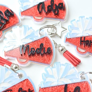 Cheer Team Gifts, Personalized Cheerleader Keychains, Custon Cheer Team ...