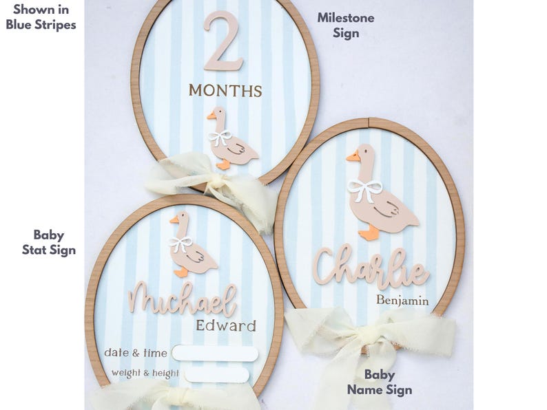 One Silly Goose Birth Announcement Sign for Hospital/ Stat Sign/add ...