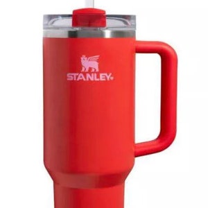 Red Stanley Name Plates Lid Toppers Cup Accessories Personalized Tag ...