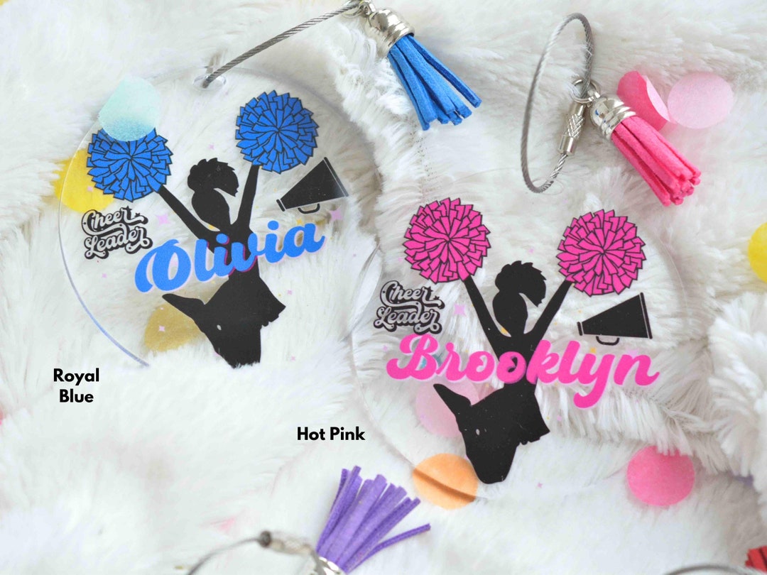 Cheer Team Gifts, Personalized Cheerleader Keychains, Custon Cheer Team ...