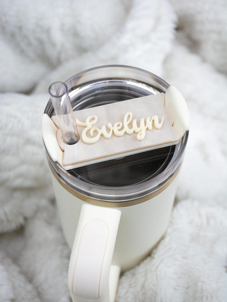Starlight Shimmer Stanley Name Plates Lid Toppers Cup Accessories ...
