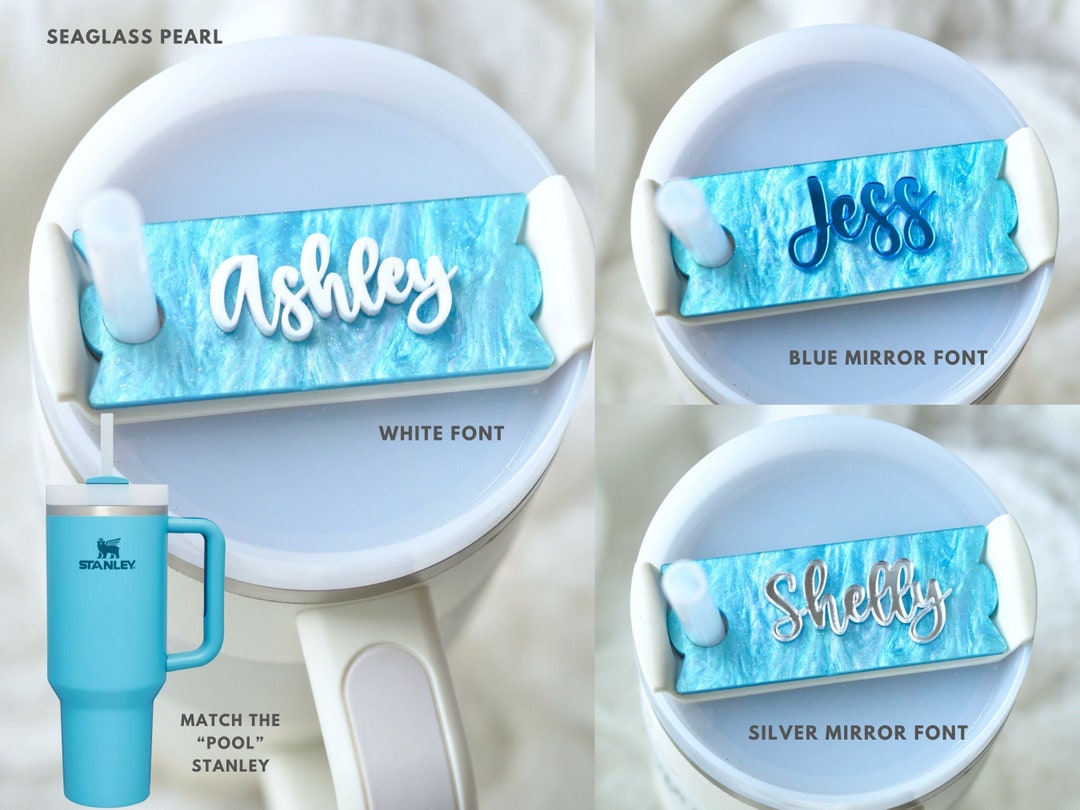 Arctic Twist Blue Stanley Name Plates Lid Toppers Cup Accessories ...