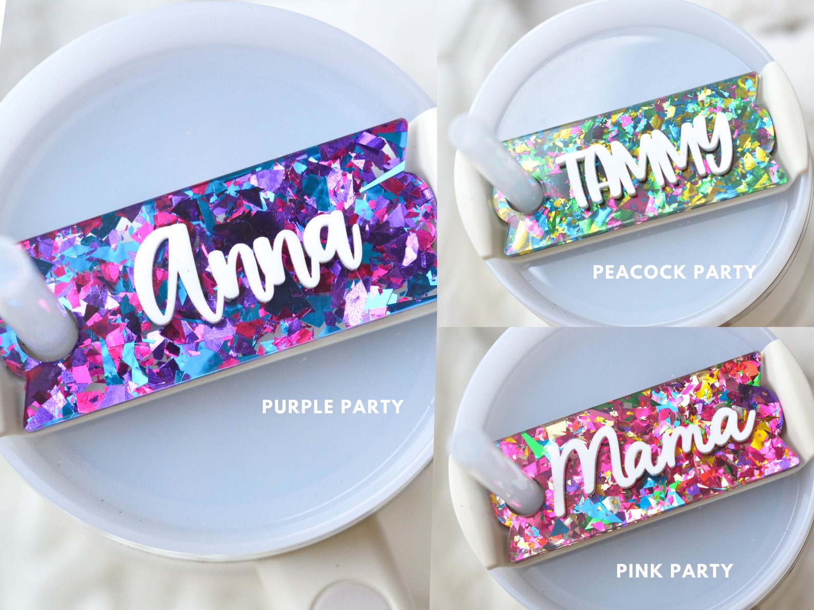 Stanley Name Plates Lid Toppers Cup Accessories Personalized Name Tag ...