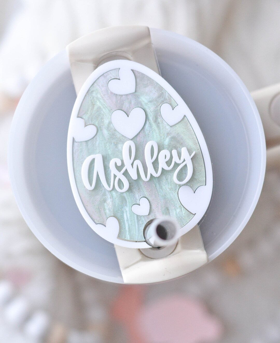 Easter Egg Spring Stanley Name Plates Lid Toppers Cup Accessories ...