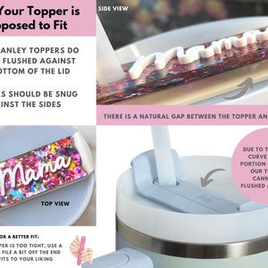 Alpine Balsam Glow Stanley Name Plates Lid Toppers Cup Accessories ...