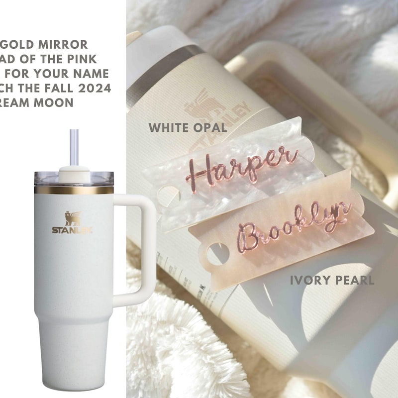 Stanley Name Topper Moon - Etsy