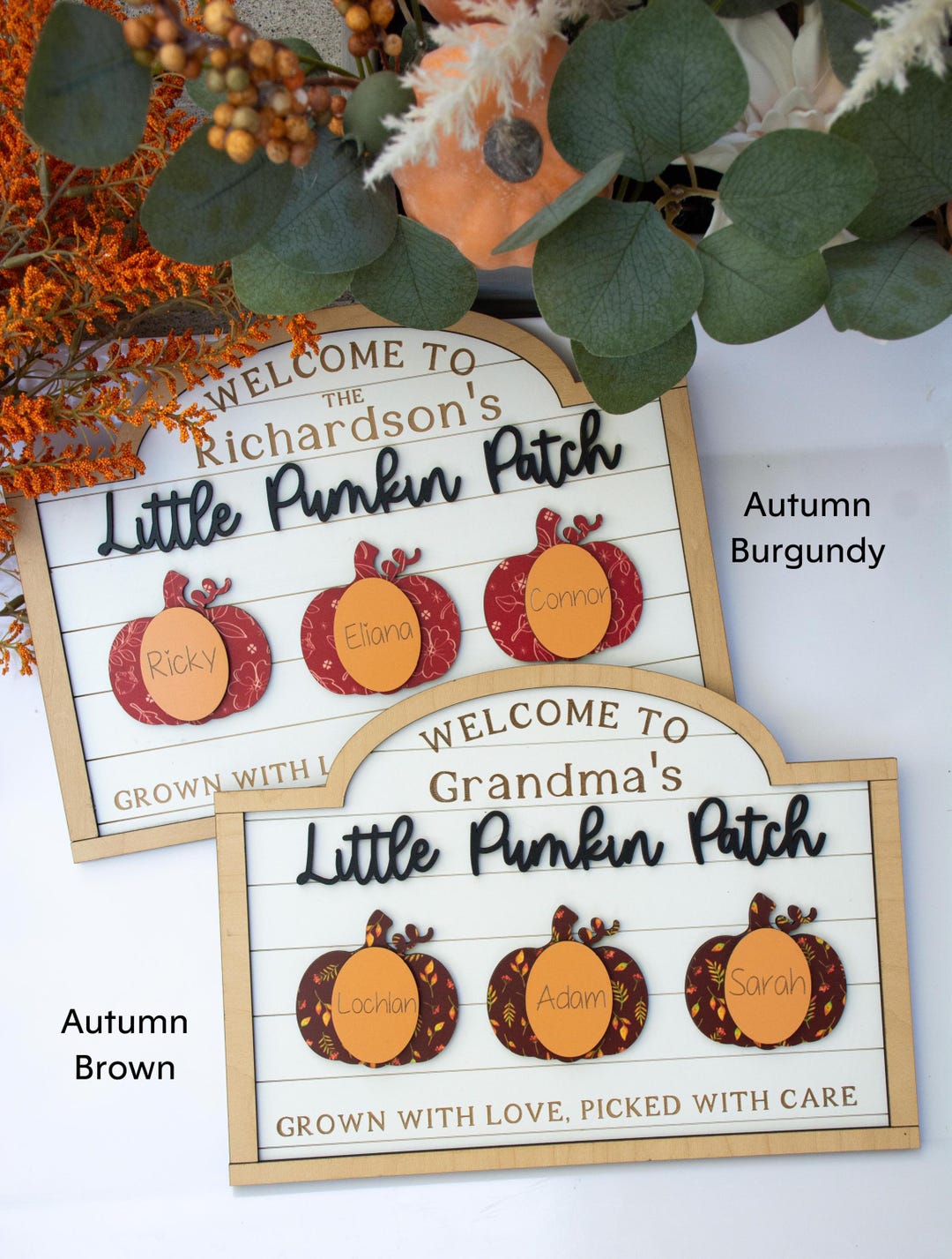 Personalized Pumpkin Patch Sign, Welcome to Our Pumpkin Patch Family ...