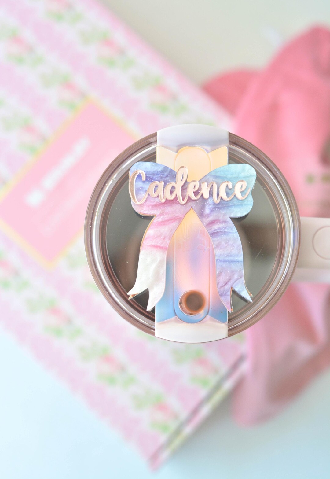 Coquette Bow for Loveshackfancy Blooming Heirloom Blush Pink Stanley ...