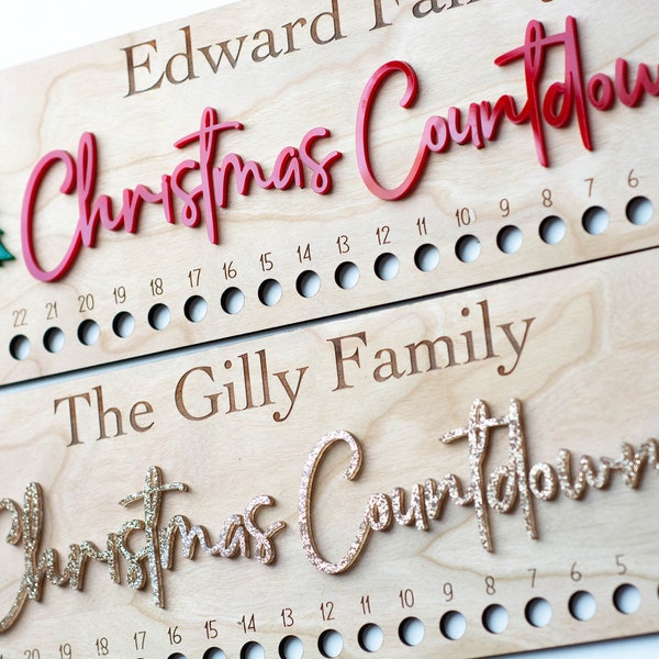 Christmas Countdown - Etsy