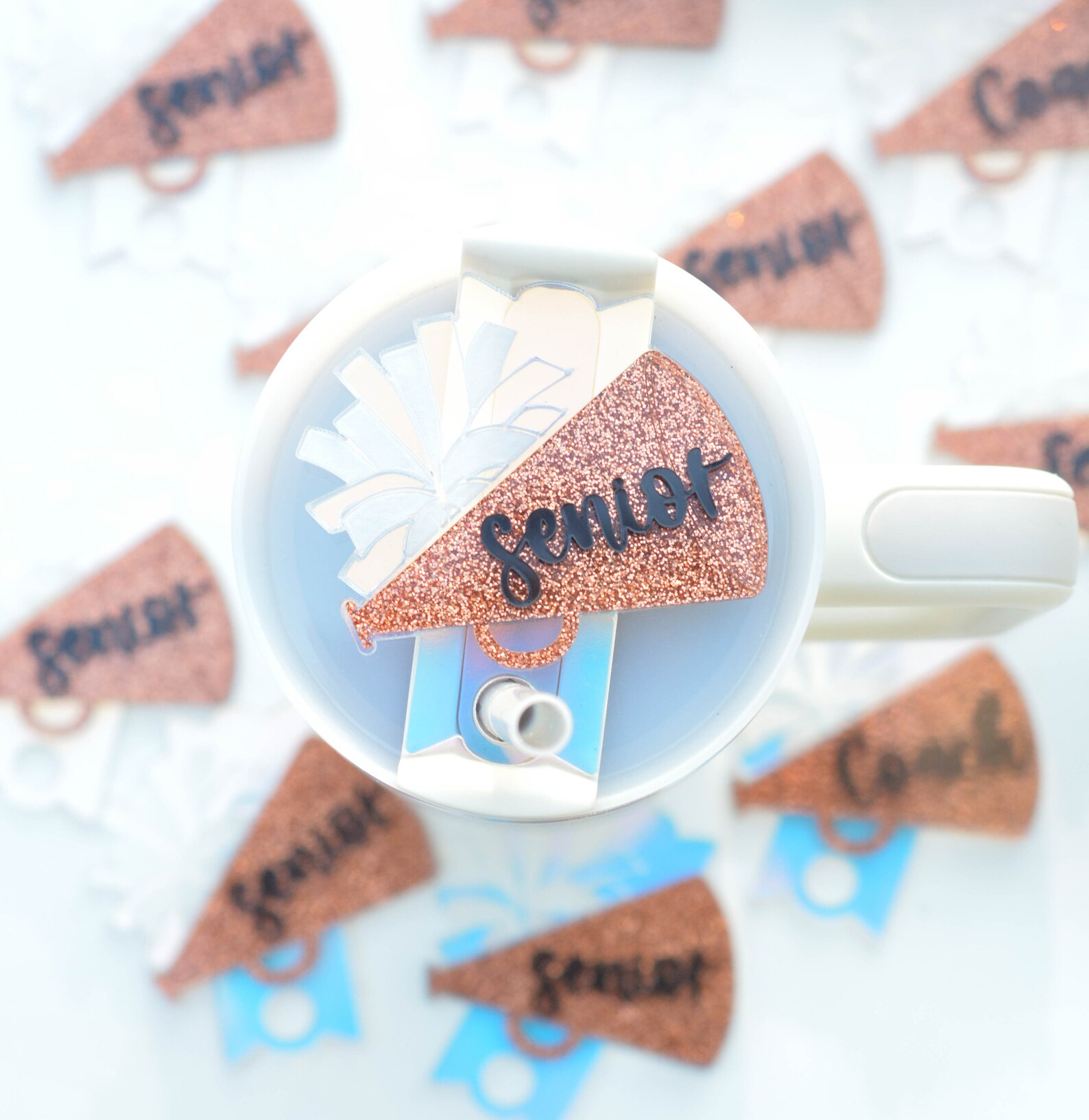 Cheer Stanley Name Plates Lid Toppers Cup Accessories Personalized ...