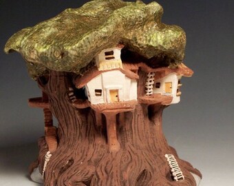 Treehouse Sculpture - Etsy