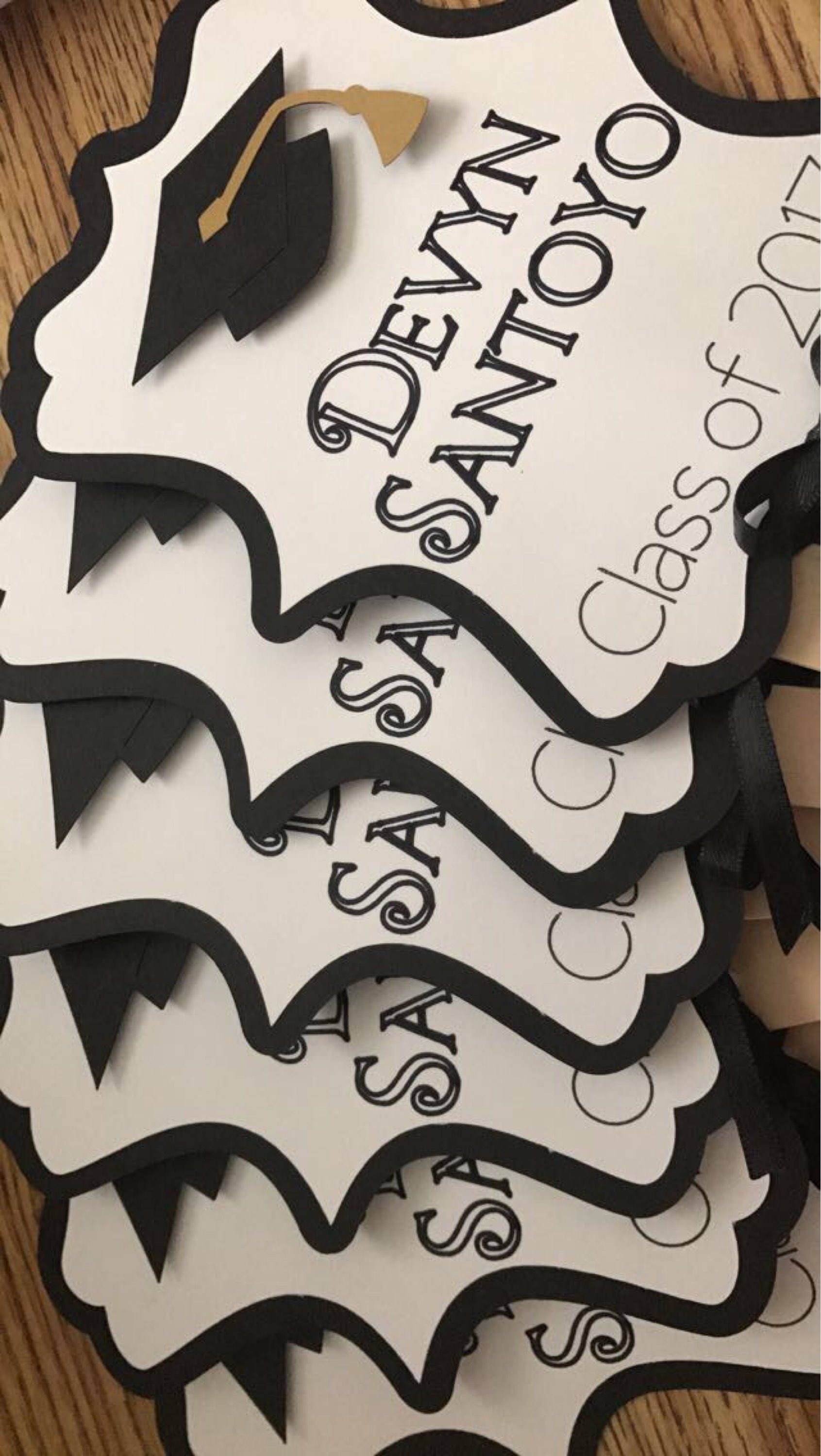 Graduation Paper Fans Graduation Fan Favor Graduation Favor | Etsy