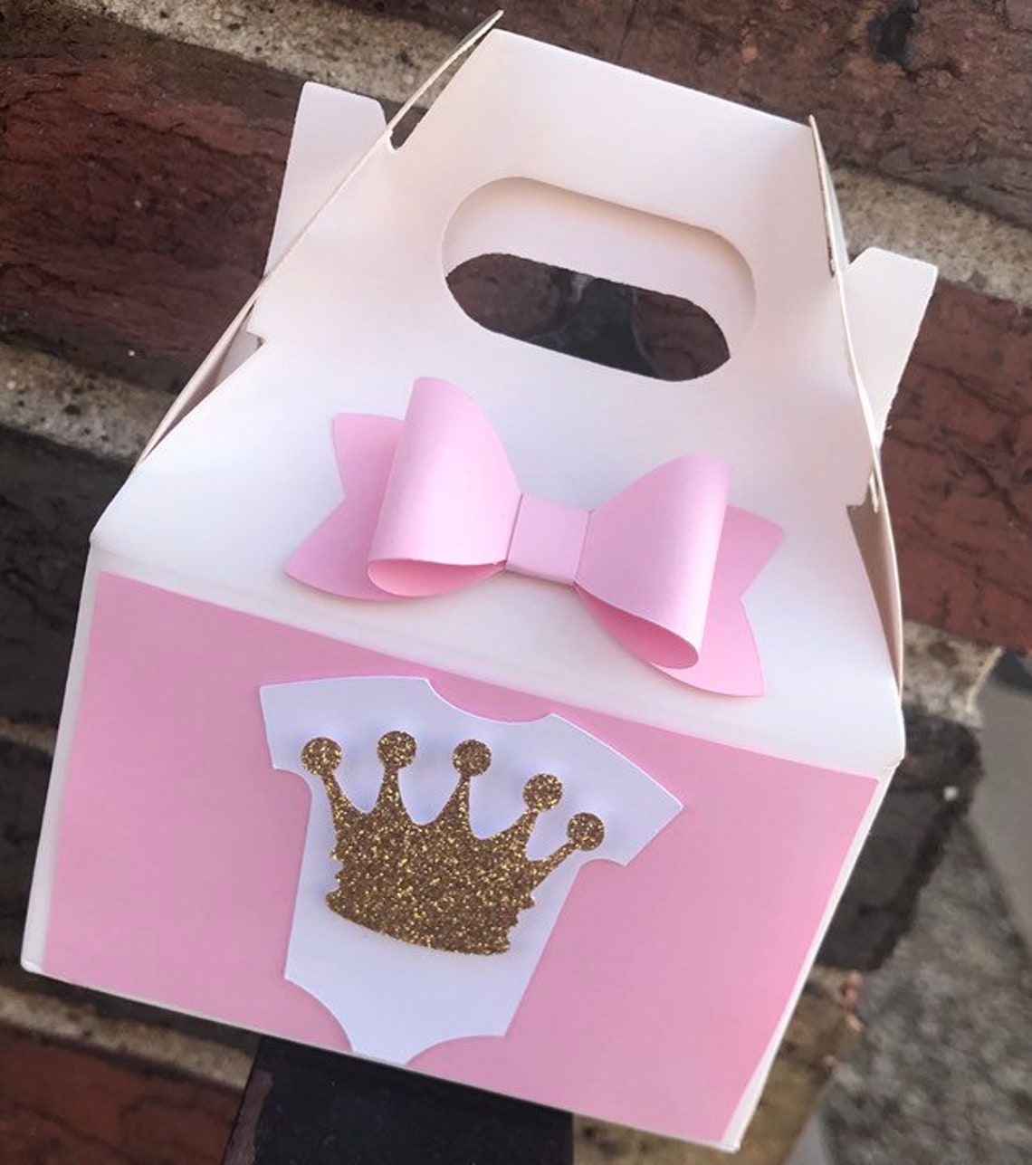 Princess Favor Box Princess Crown Tiara Favor Royal Baby Shower Little ...